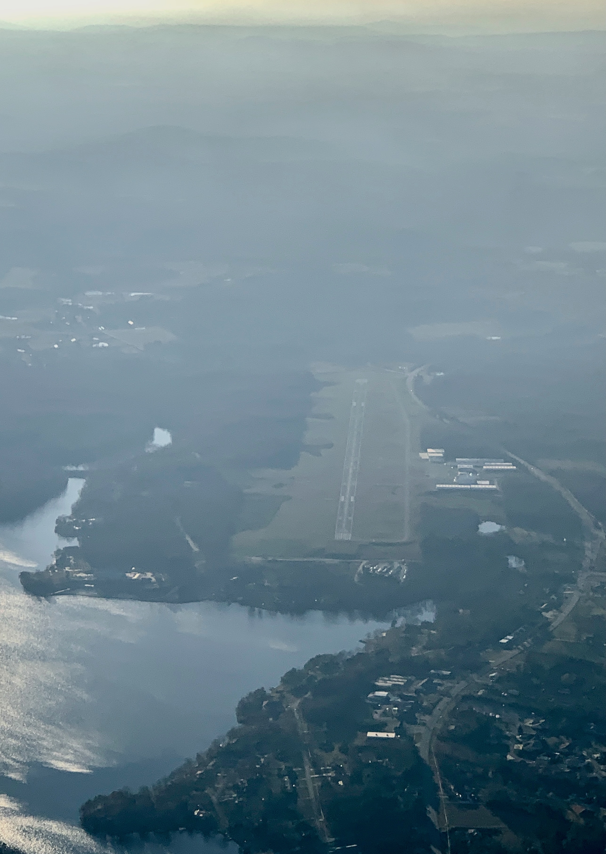 KCSV from E of L. Holiday, 5500', late afternoon | SkyVector